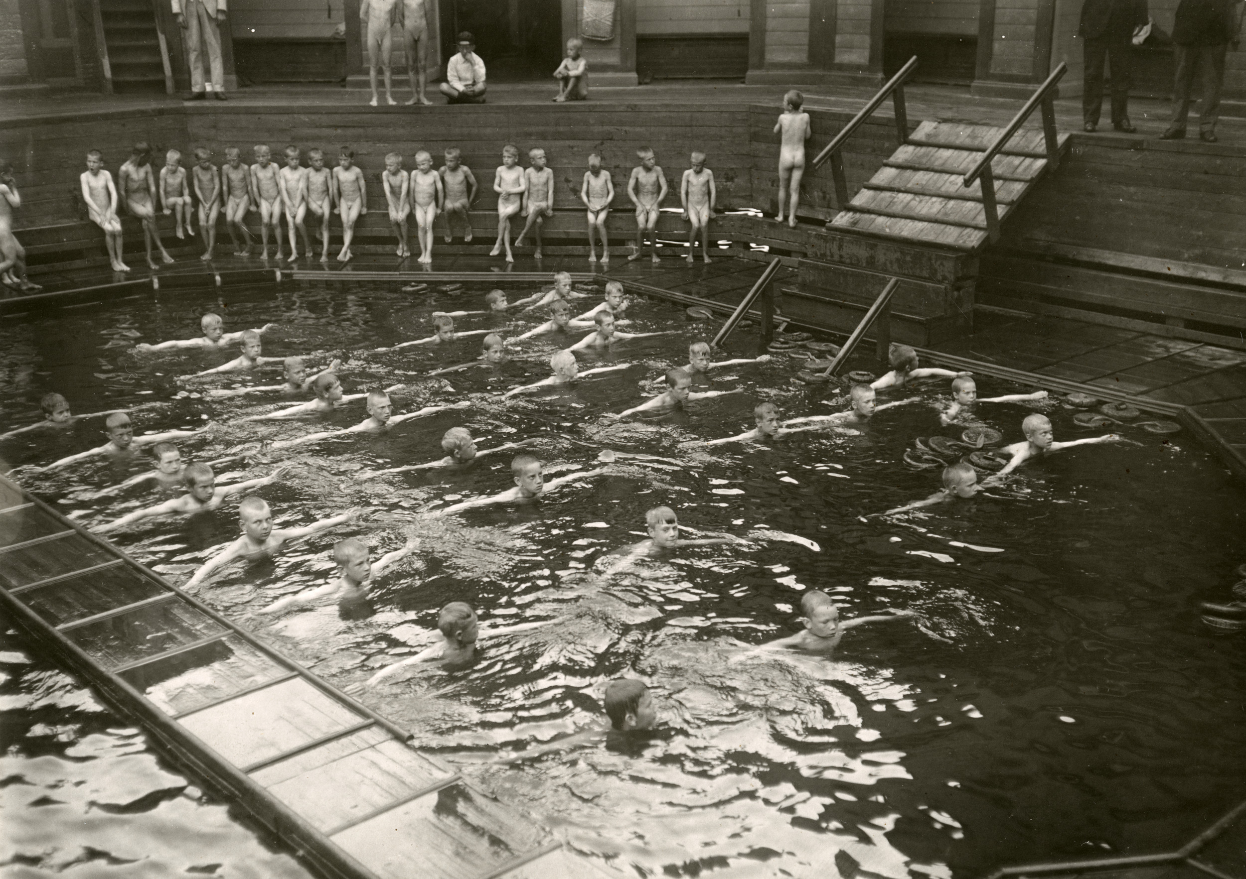 Nordic Natators | Historical Nude Male Swimming Images