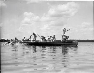 Camp Swimming | Historical Nude Male Swimming Images
